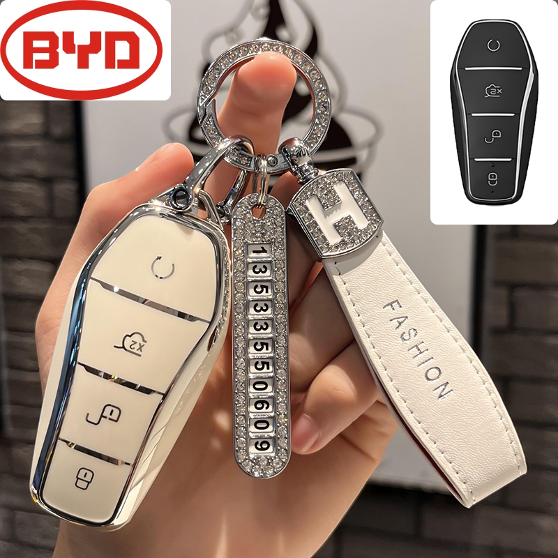 BYD car smart key shell is suitable for BYD Atto 3/Dolphin/Seal/sealion ...