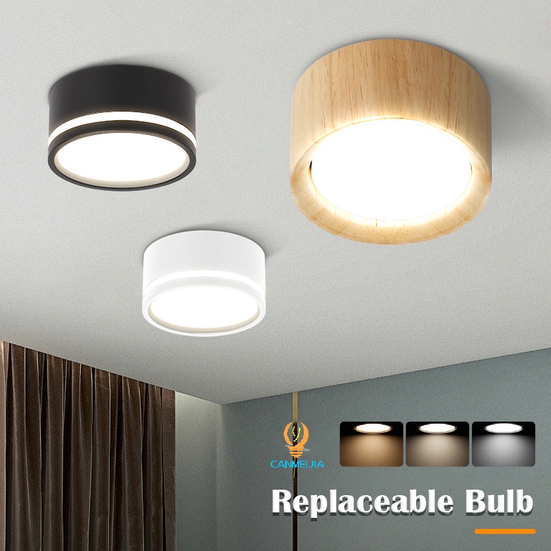 Bulb Replaced Tri-color Downlight Ceiling Light Spotlight Led GX53 ...