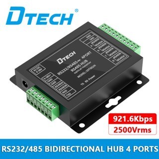 DTECH RS232/RS485 To 2 Port/4 Port RS485 Converter Two-Way Transmission Lightning Protection ...