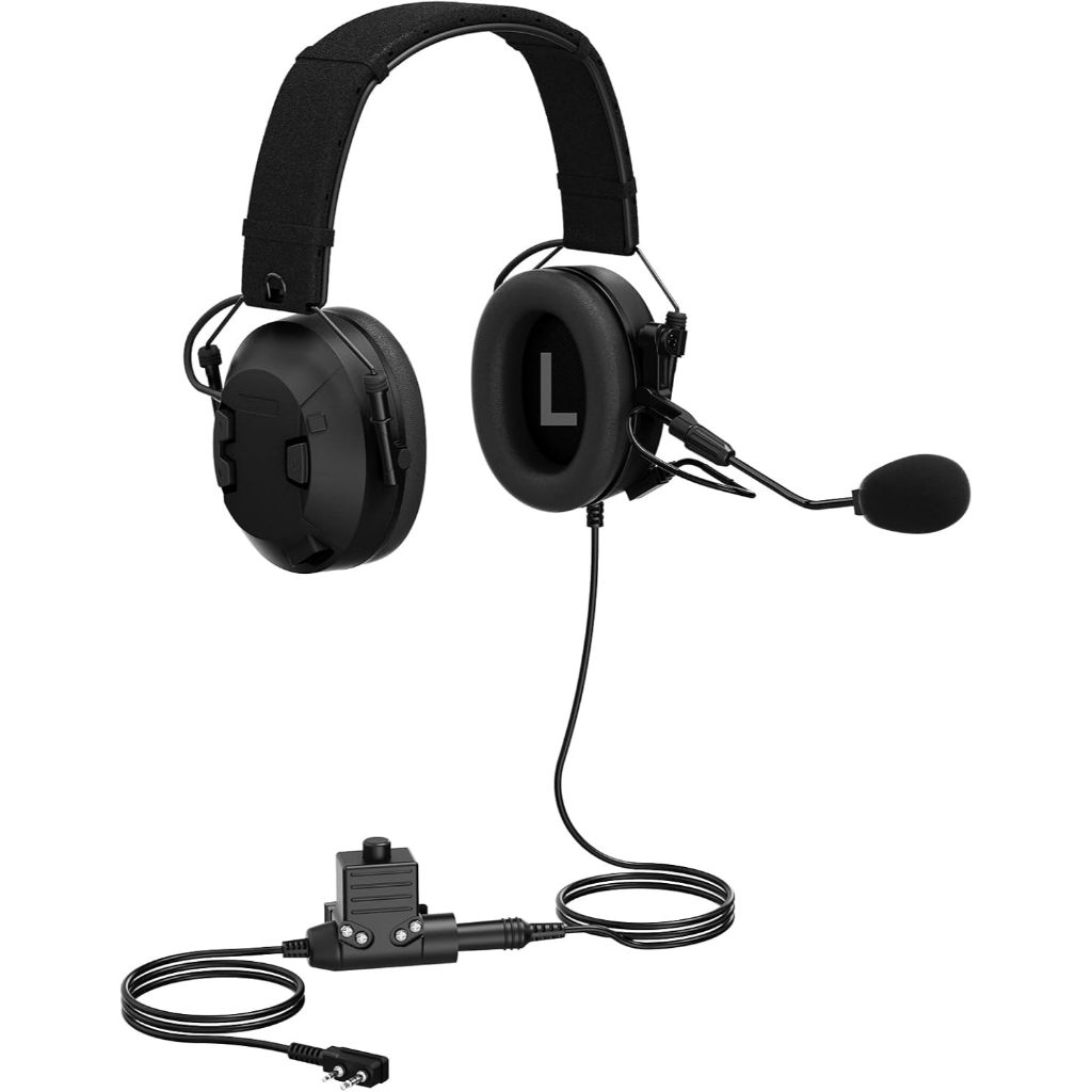 Kenwood Walkie Talkie Real Noise Cancelling Reduction Earmuffs Headset ...