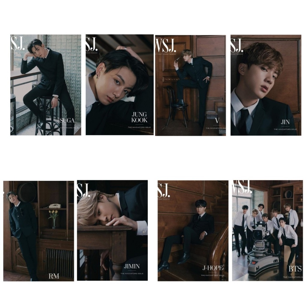 K-POP BTS Bangtan Boys WSJ Magazine JUNGKOOK JIMIN V J-HOPE WALL POSTER (21*30cm) | Shopee Singapore