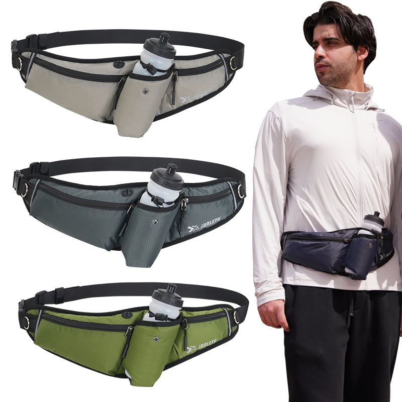 Running Waist Pack,Adjustable Hydration Running Belt Bag with Water ...