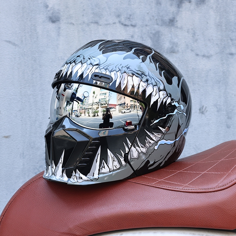 Motorcycle helmet combination full helmet male and female scorpion ...