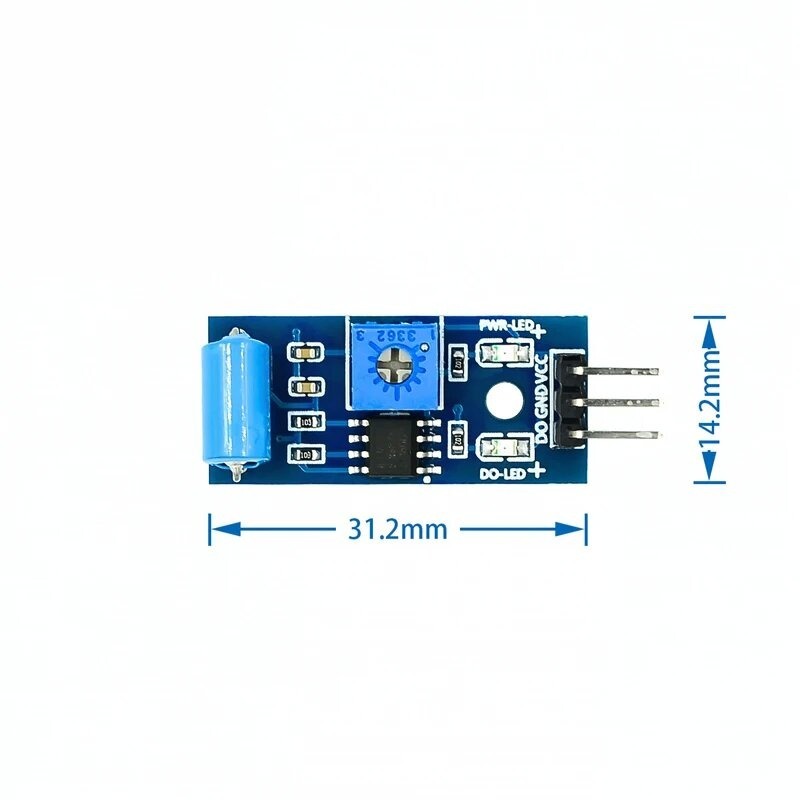 SW-420 Normally Closed Vibration Sensor Module Vibration Switch Alarm ...