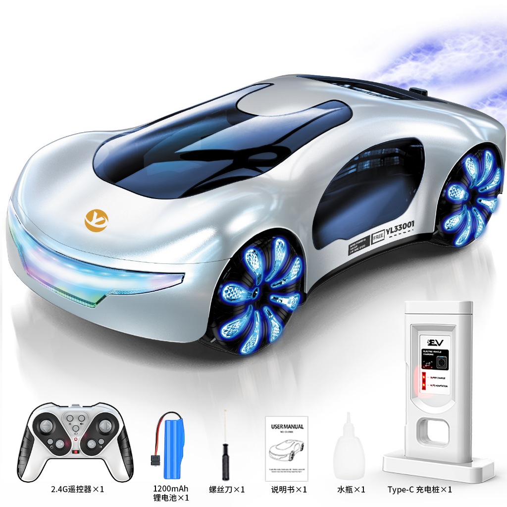 CH CV-E600 Hand Sensing RC Car, Drift RC Stunt Car with Lights and ...