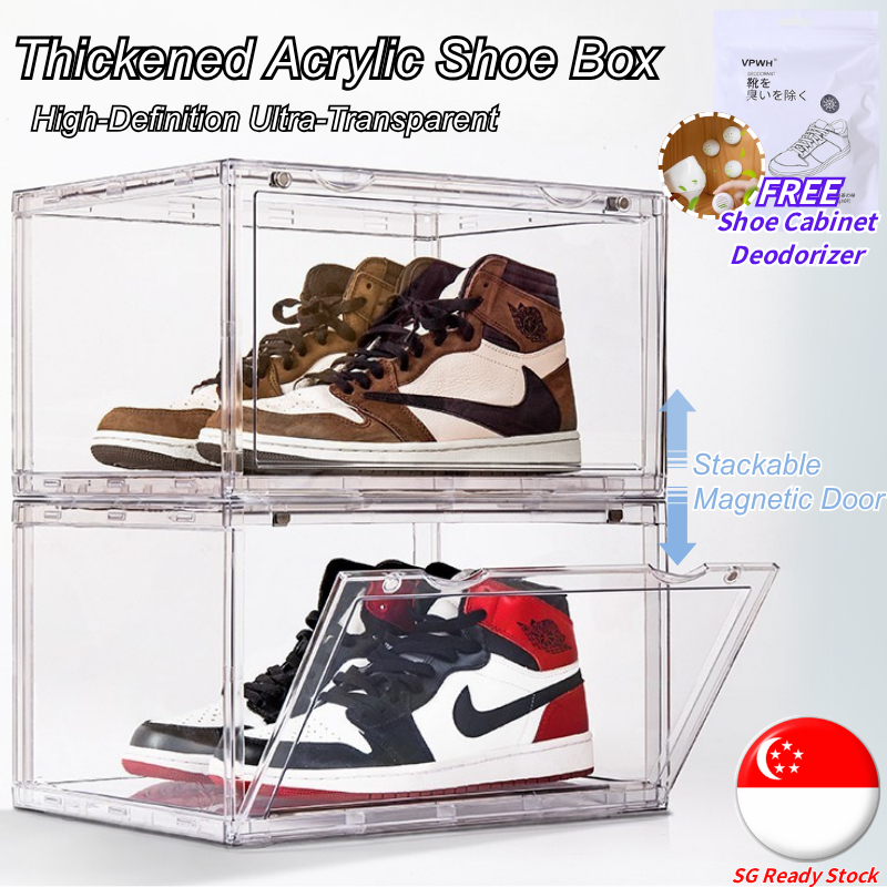 [Upgraded thickened ]Ultra Clear High Capacity Shoe Box Storage ...