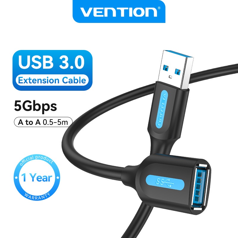 Vention USB 3.0 Extension Cable USB 2.0 to Extender Data Cord Super ...