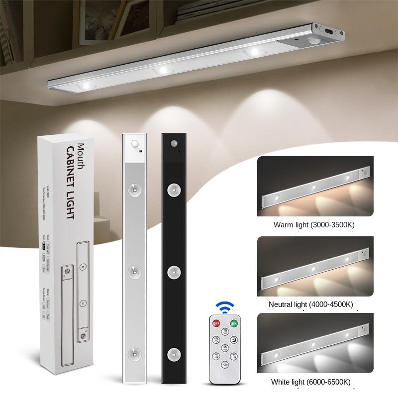 120/100/80/60/40/30/20cm 3 Colors Remote Type-C Smart Motion Sensor LED ...