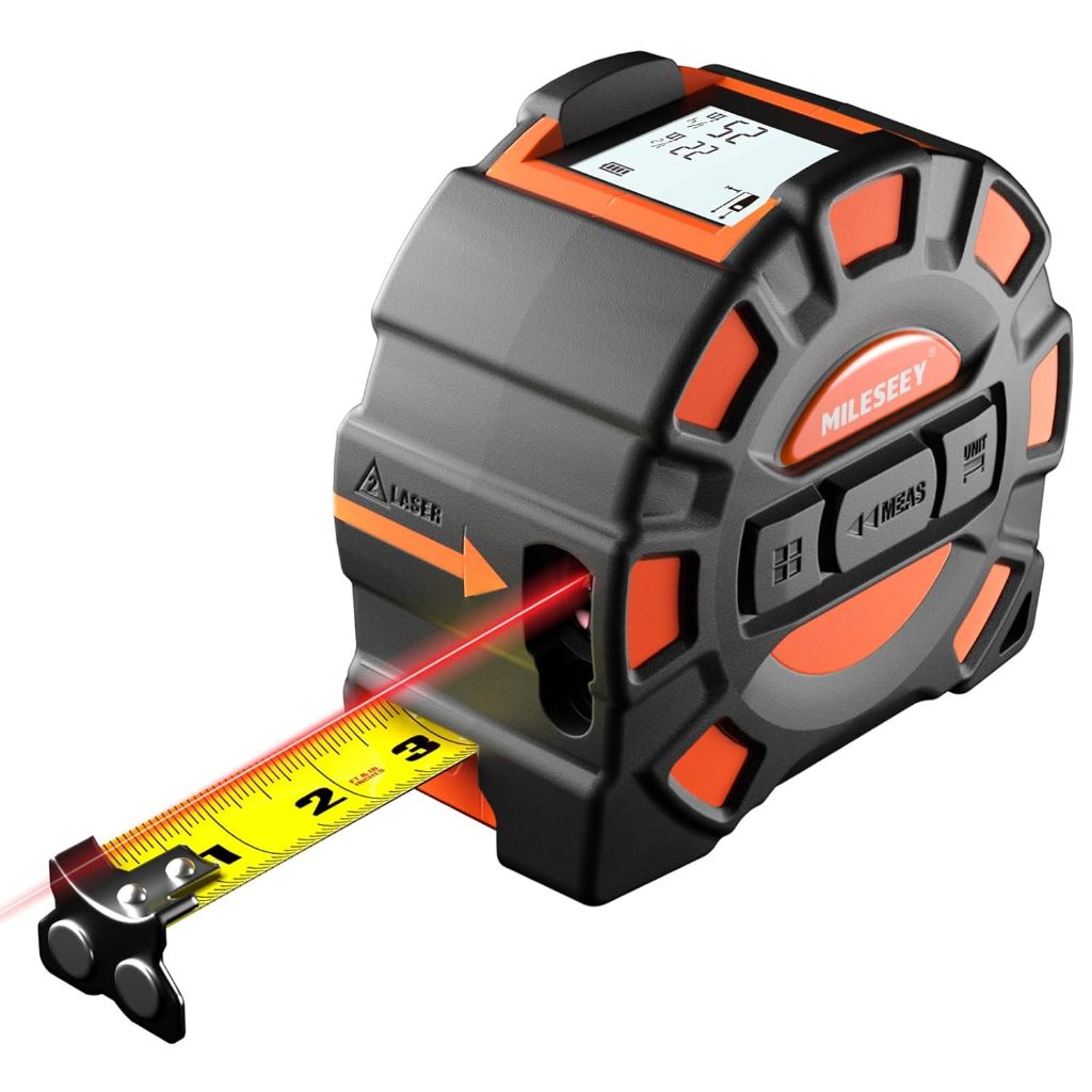 Mileseey DT11 Metric laser tape measure, 131Ft Rechargeable Laser ...