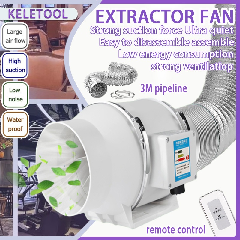 Extractor Fan portable ventilation fan inline duct fan Inline ...