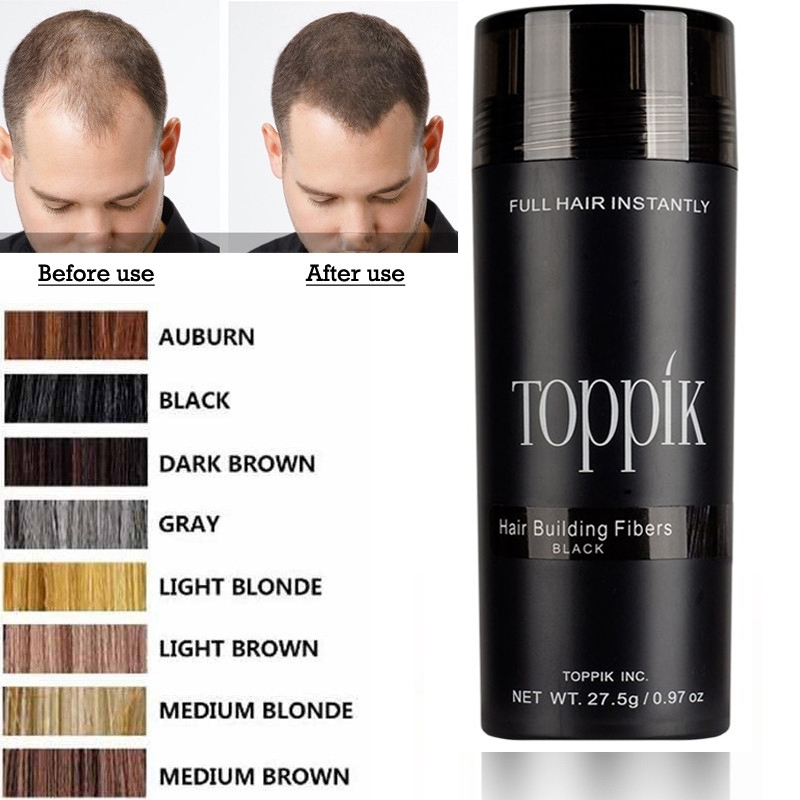 Toppik Keratin Hair Building Fibers Powder Toppík Thickening Spray Hair ...