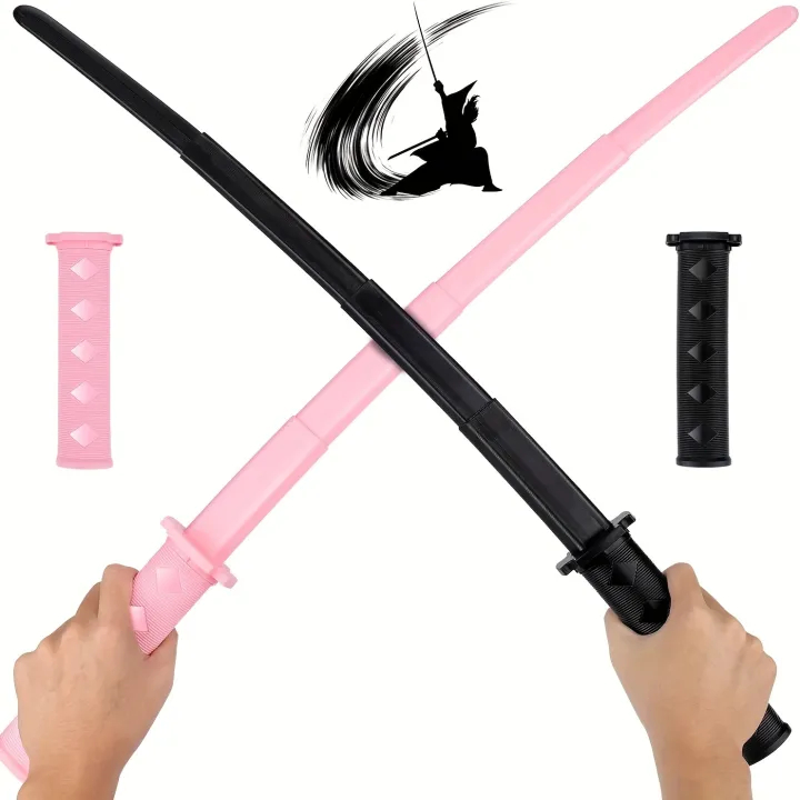 Creative Retractable Samurai Sword Decompression Fun Plastic Role ...