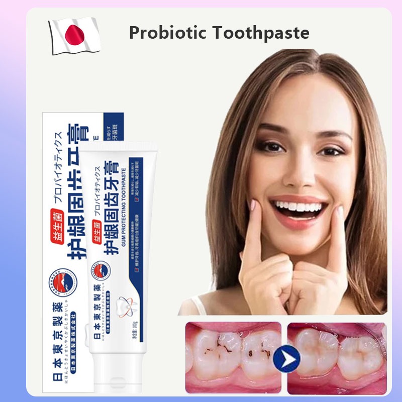 Japan Probiotic Toothpaste Anti-caries Toothpaste 100g Protect Teeth ...