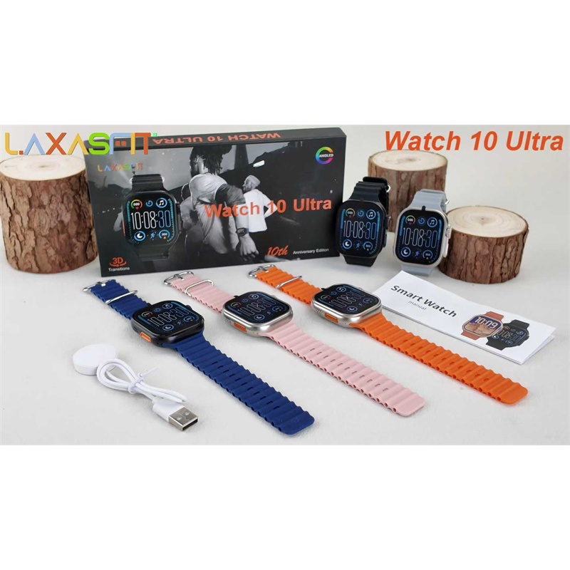 Hot selling Watch10 Ultra 2.01 inch screen wireless charging with ...
