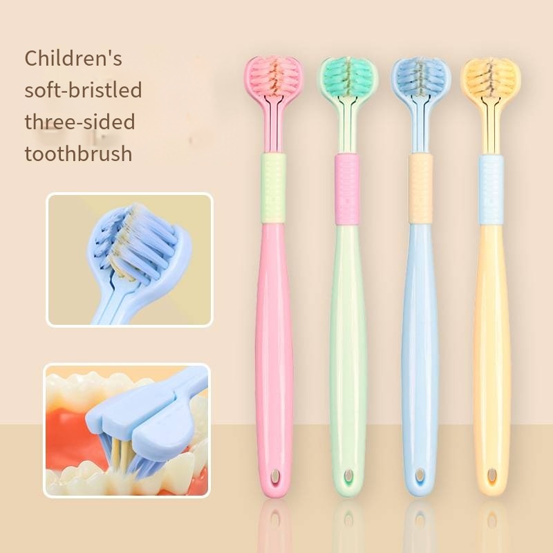 Kids Three-Sided Toothbrush 6-12 Years Old Sanrio Kawaii Anime ...
