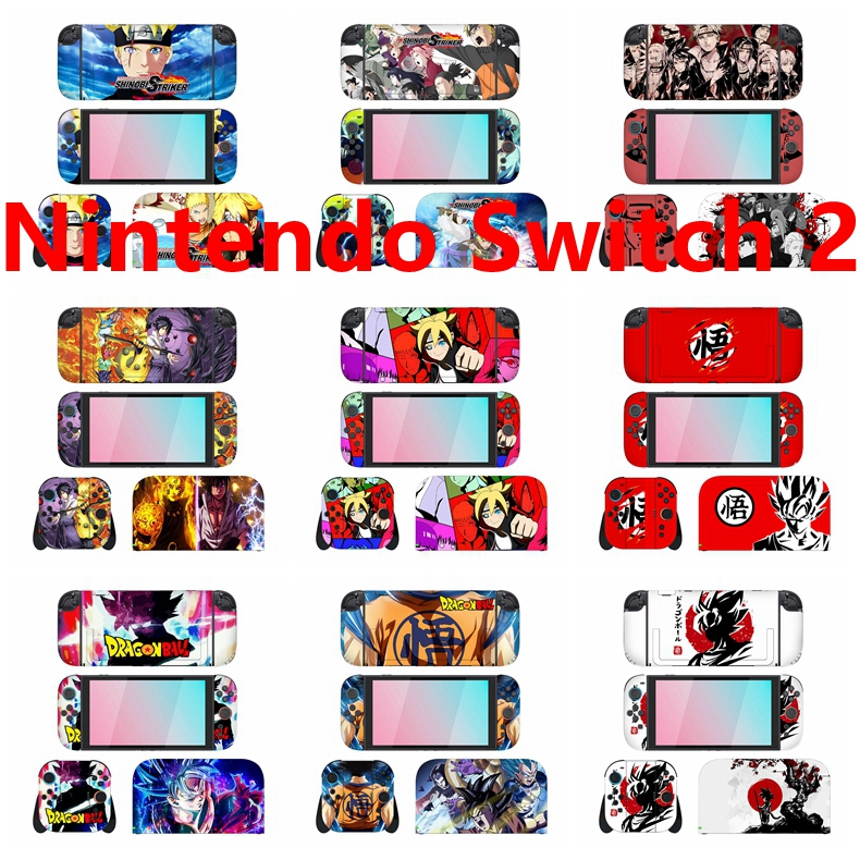 34 Colors Skin Sticker Compatible with Nintendo Switch 2 (2025) Vinyl ...