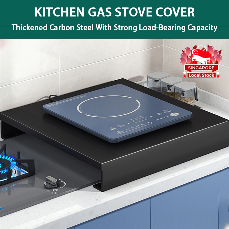 [SG STOCK] Kitchen Stove Cover Induction Cooker Bracket Stove Hob Cover ...