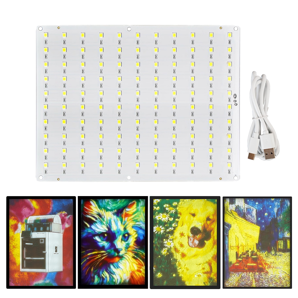 For Bambu Lab Lithophane Led Panel CMYK LED Backlight Board PLA Basic ...