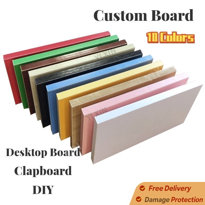 YIXIN Wood Plank Custom Board Wardrobe Clapboard Layered Word Clapboard ...