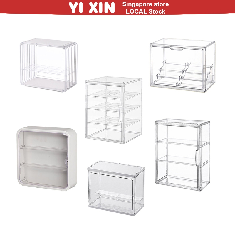 YIXIN 【Promotion】Wall Mounted Popmart Display Box Acrylic Storage Box ...