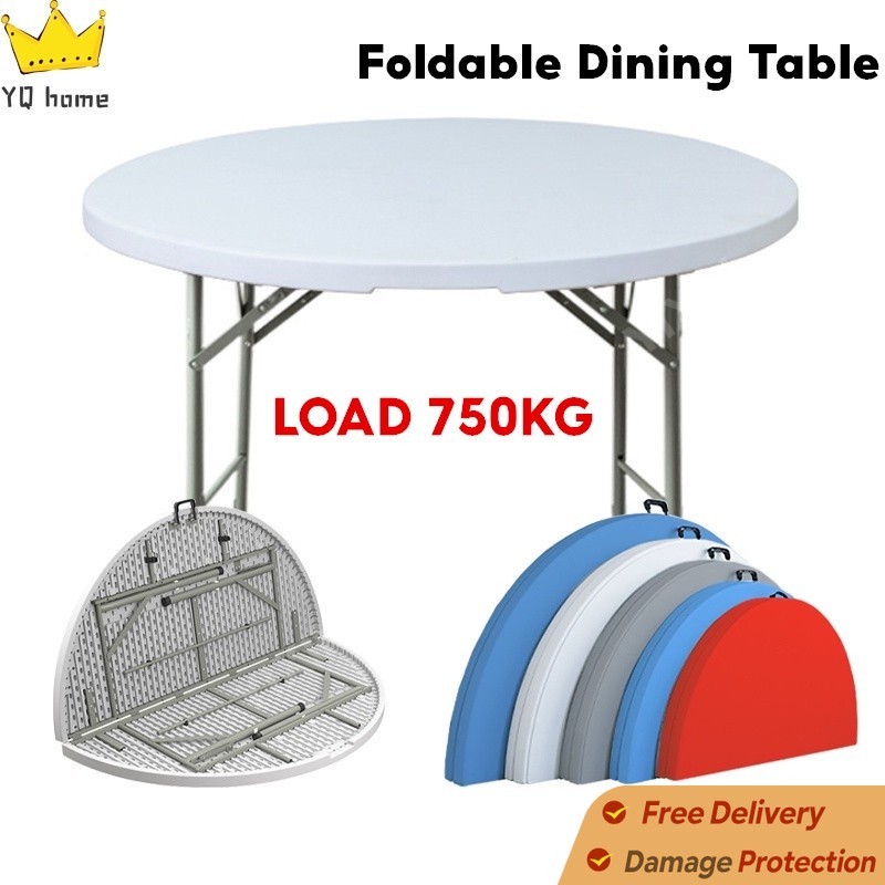 YIXIN Family round table with foldable dining table suitable for 6-13 ...