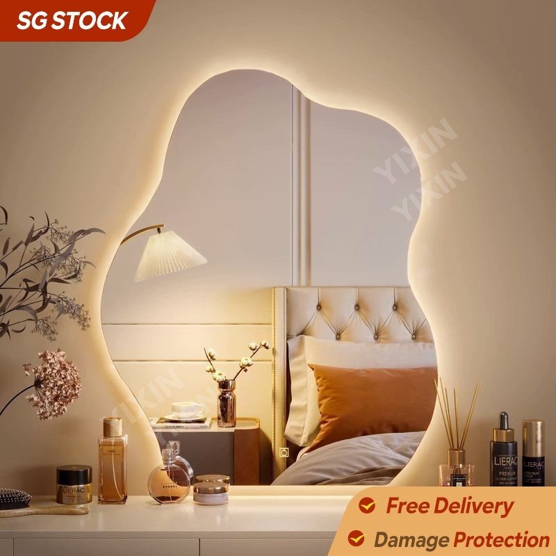 【SG STOCK】YIXIN Smart led Makeup mirror Wall-mounted bedroom vanity ...