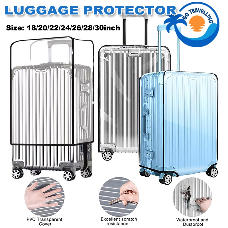 [SG Stock] Luggage Cover Protector Waterproof Transparent PVC Luggage ...