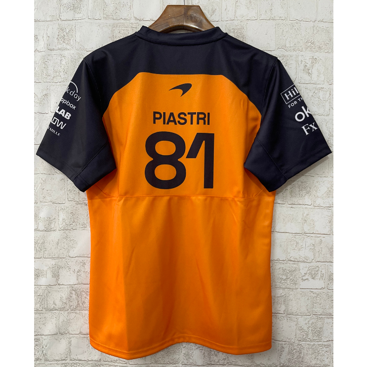 McLaren 2025 2026 F1 Team Oscar Piastri Driver Polo T-shirt | Shopee ...