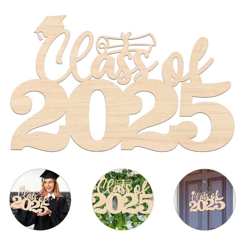 Class of 2025 Wooden Sign Graduation Party Decorations 2025 First Day ...