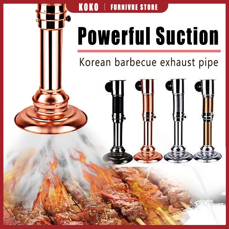 Barbecue grill Korean barbecue exhaust pipe barbecue telescopic exhaust ...