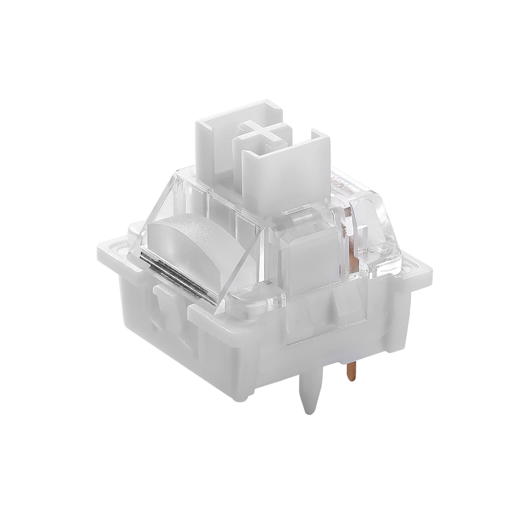 YUNZII Milk V2 Linear Switch with LED Defuser, Pre-Lubed Custom 5 Pins ...