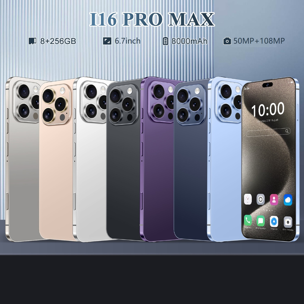 A16 PM 4G/5G Smartphone 6.7-inch Full Screen Memory 8GB +256GB Battery ...