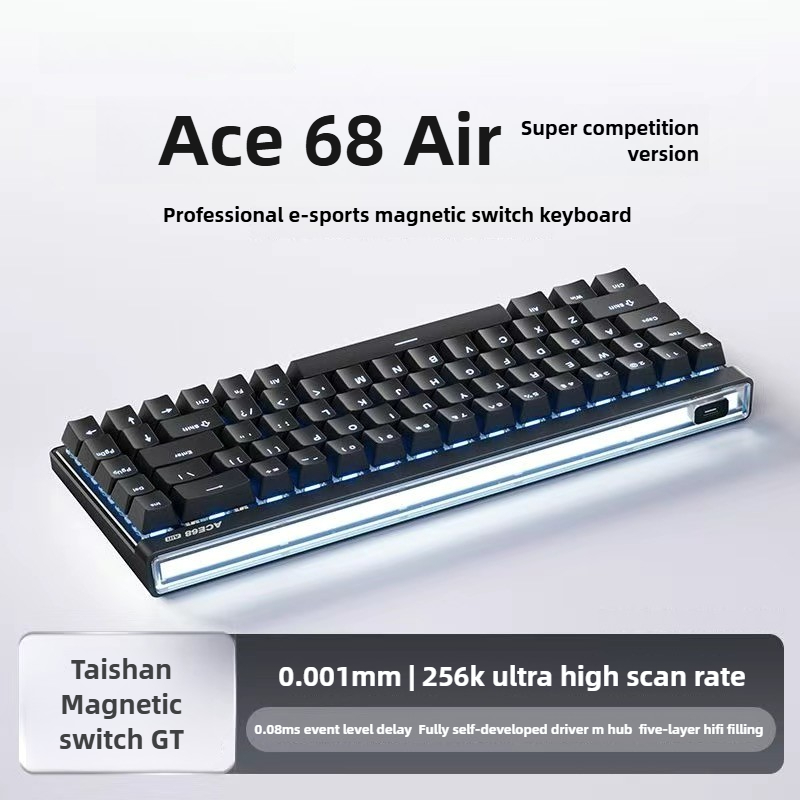 NEW MCHOSE Ace68 Air Rapid Trigger Magnetic Switch Mechanical Keyboard ...