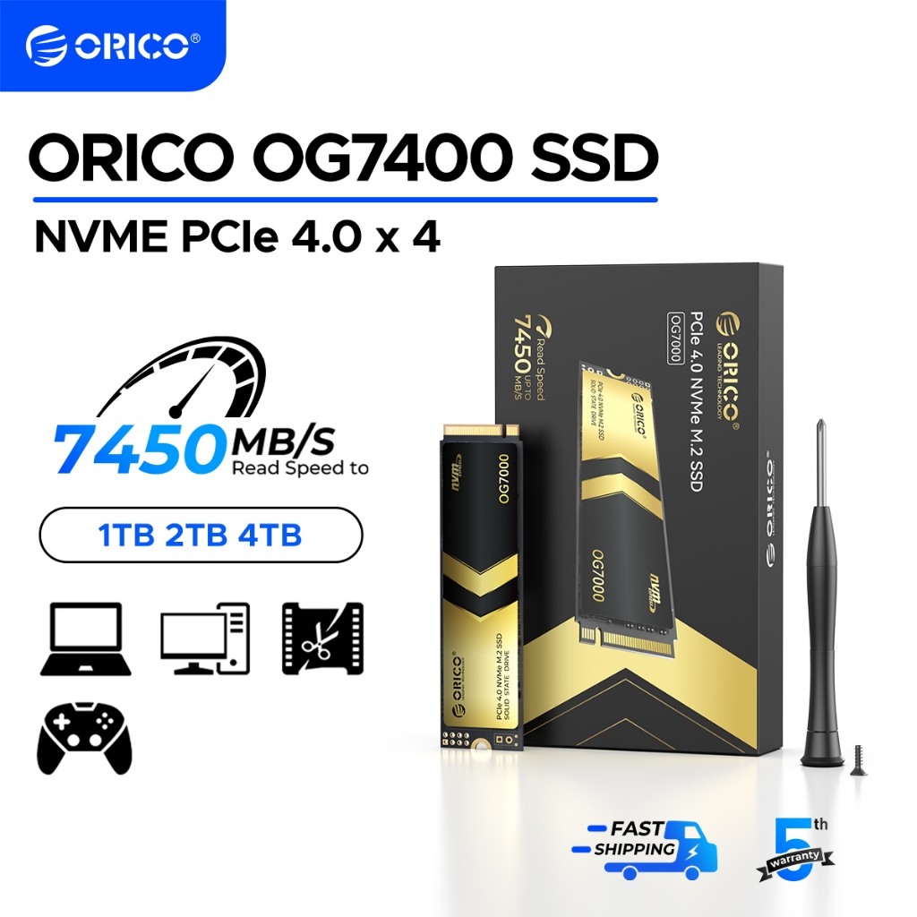 ORICO M.2 Solid State Drive SSD 1T 2T 4TB PCIe 4.0 SSD for Desktop ...