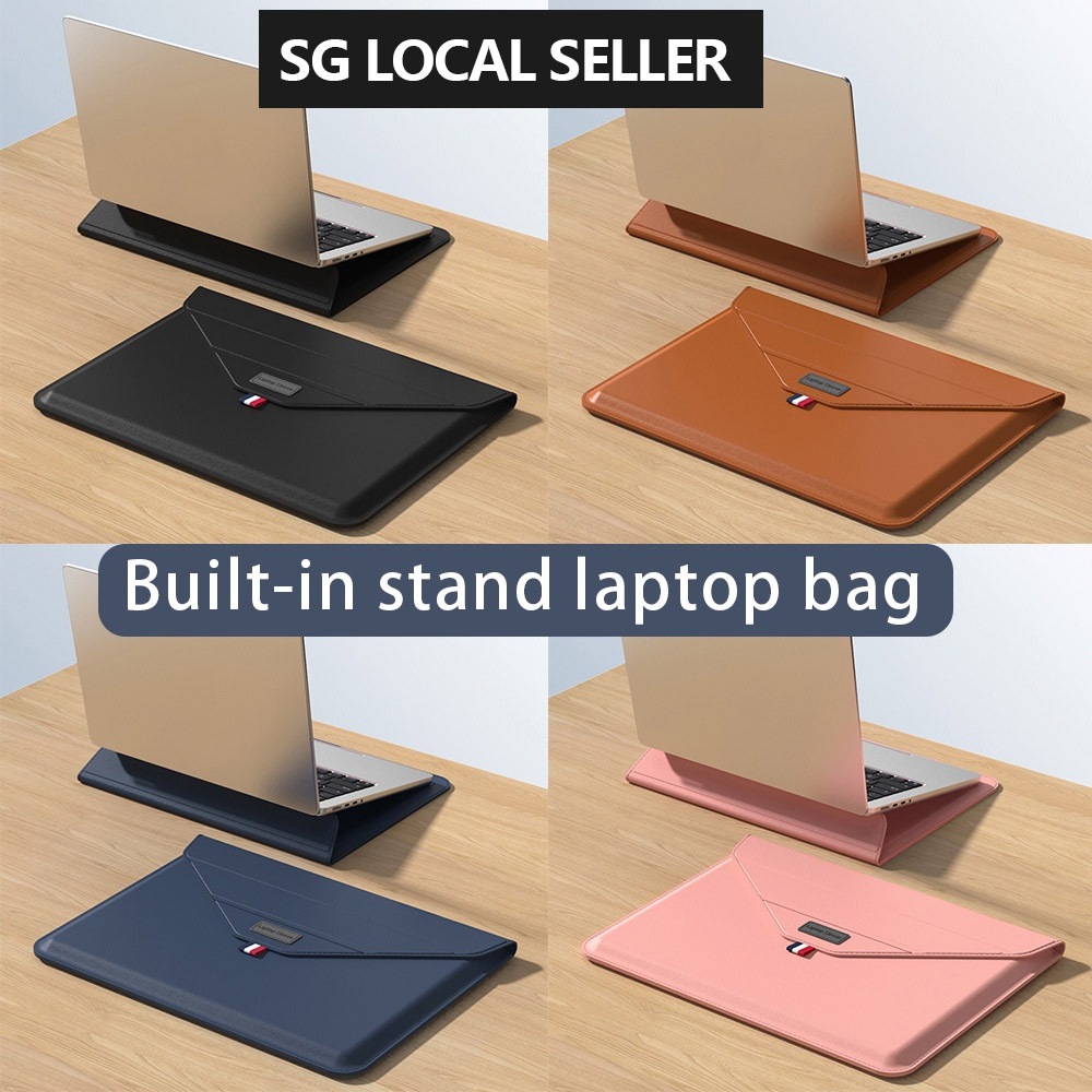 SG sleeve Liner case Soft PU Leather Laptop case Bag cover with stand ...