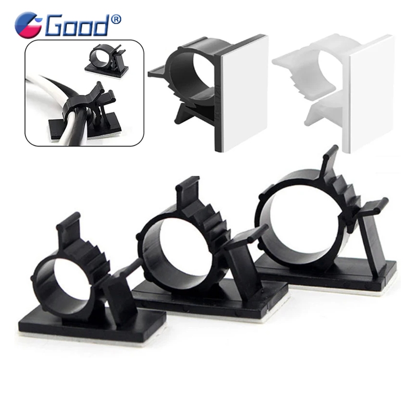 Adjustable Cable tie Mounts Fixing Cable Clips Self-Adhesive Cable ...
