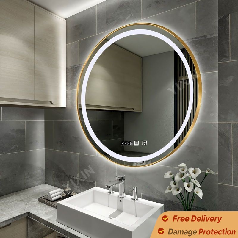 YIXIN Bathroom Mirror LED Mirror Frame Intelligent Mirror Toilet ...