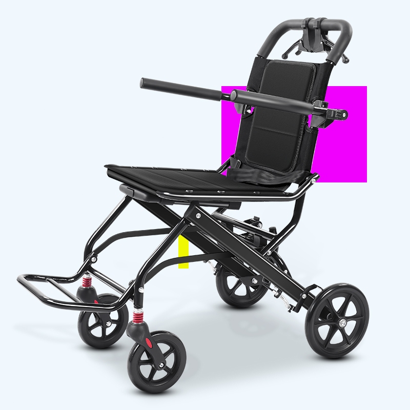 Lightweight Foldable Wheelchair Pushchair | Ultra Compact, Easy to Push ...