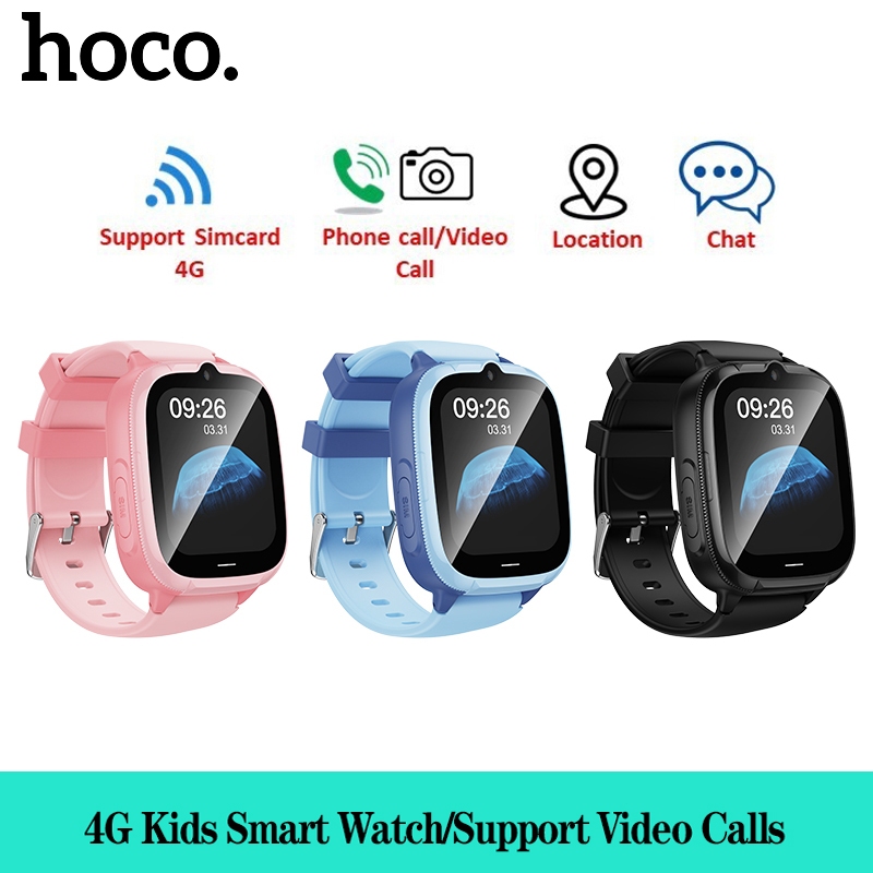 【NEW】HOCO Y106 Kids Smart Watch1.83 inches 4G LBS+WiFi Video Call SOS ...