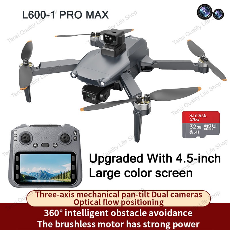 New L600-2 PRO MAX/ L600 PRO MAX 3KM Distance Professional Drone EIS 4K ...