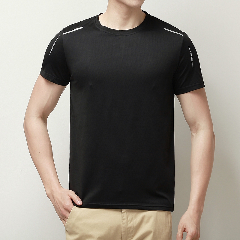 [5 Colors] Men's Outdoor Ice Silk Quick-Drying T-Shirt Sports Leisure ...