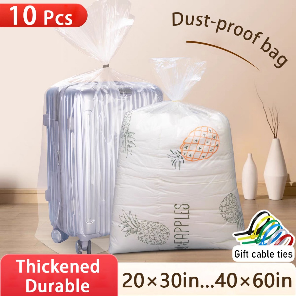 10pcs Storage Big plastic bag makapal PE Plastic bag for business Ukay ...