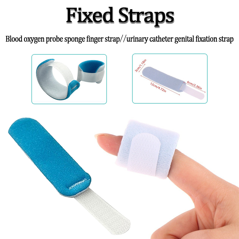 Blood Oxygen Probe Sponge Finger Strap Urinary Catheter Fixing Strap ...