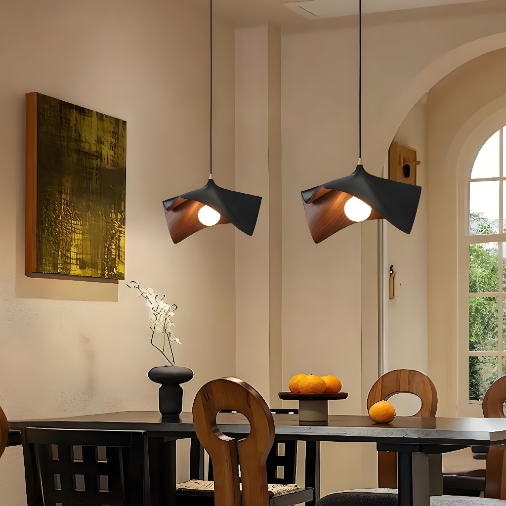 Wabi-sabi Style Chandelier Ceiling Light Dining Table Hanging Light ...