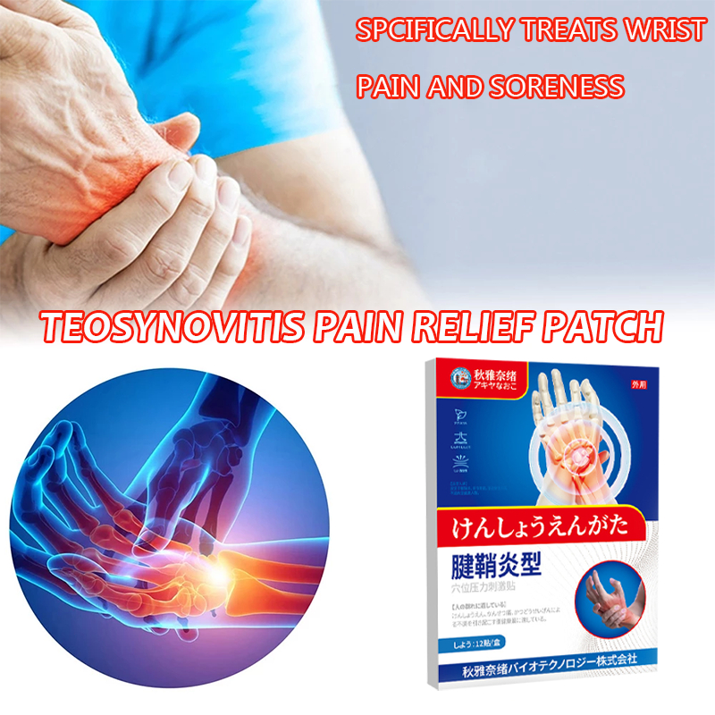 Tendonitis patch, 12pac Pain Relief Patch wrist pain arthritis finger ...