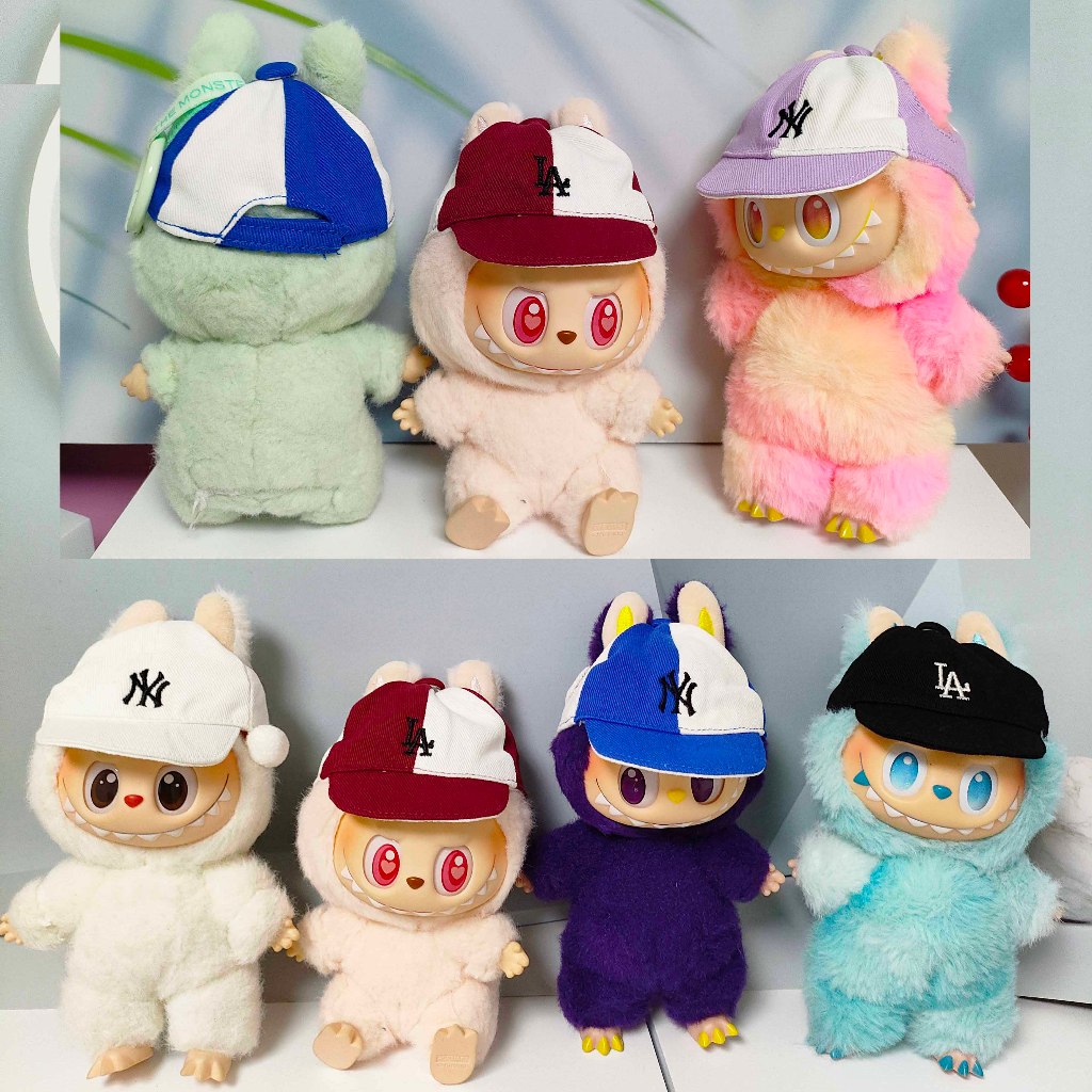 Labubu baseball cap is suitable for 17cm Labubu Doll V1, V2, V3 ...