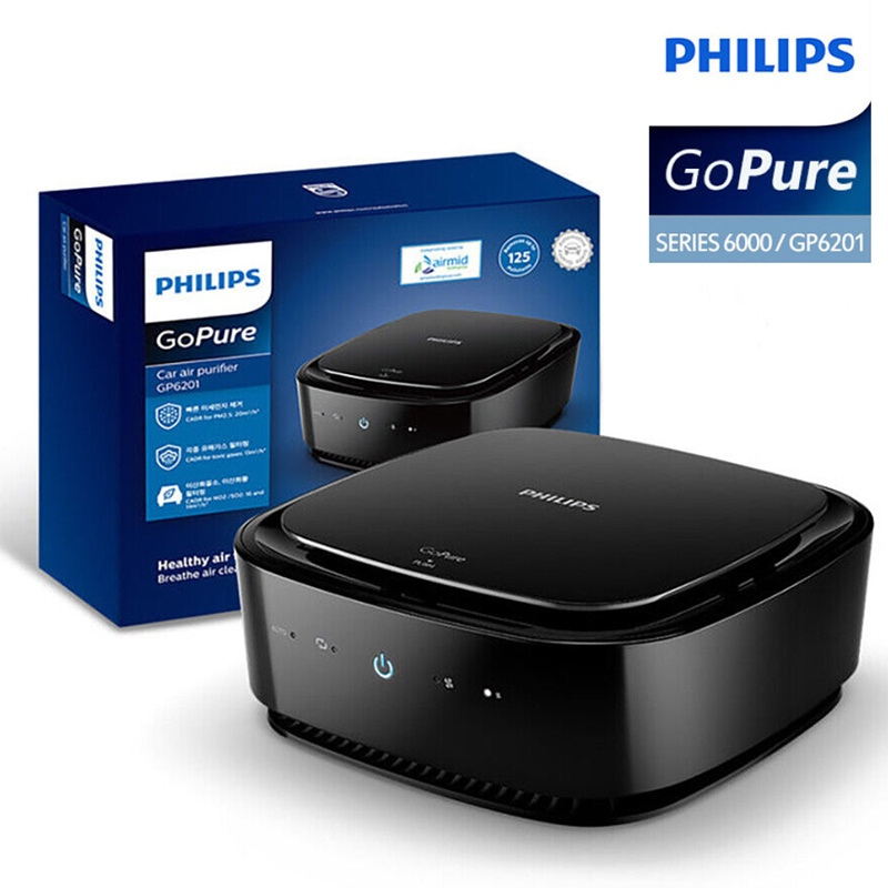 Philips GoPure GP6201 Portable Air Purifier for Car Home Clean ...