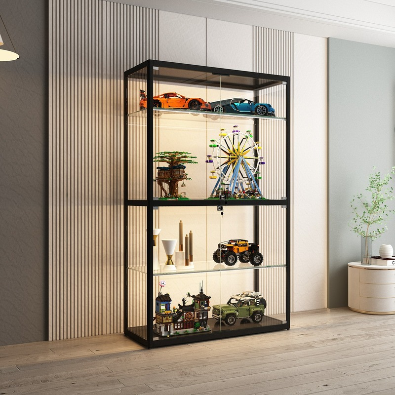 Lego Display Cabinet Household Glass Cabinet Building Block Storage ...
