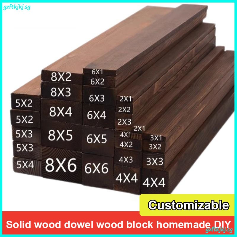 Carbonized Wood Strips Solid Wood Planks Long Strips Panel Spacer ...