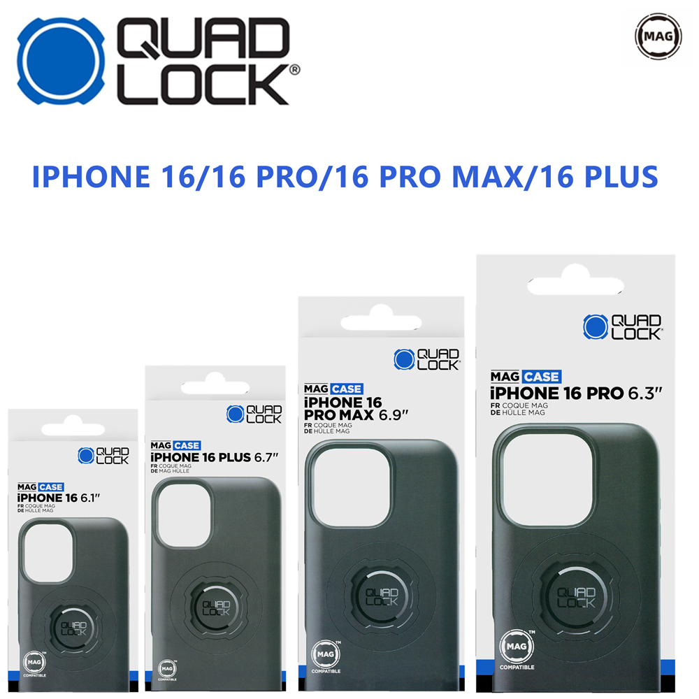 QUAD LOCK MAG CASE for IPHONE 16/16 PRO/16 PRO MAX/16 PLUS with SECURE ...
